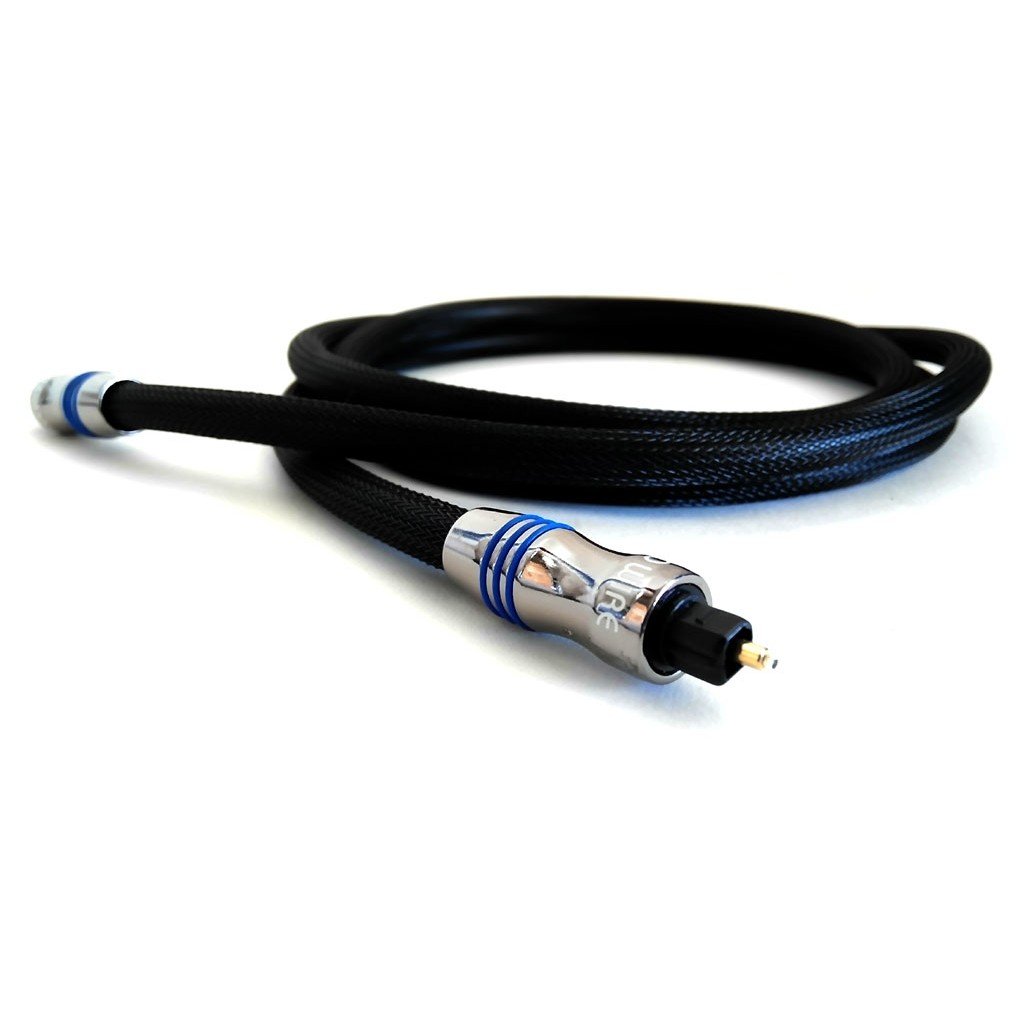 Flexible Black High-Performance Optical Cable | Gecko