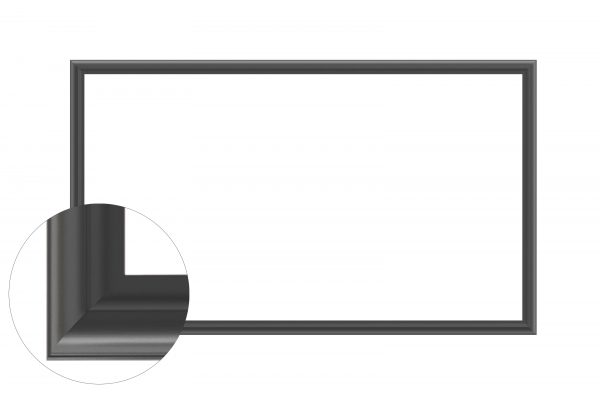 Modern Art Deco TV Frame | Fit 55" or 65" Samsung TV | GTVF155